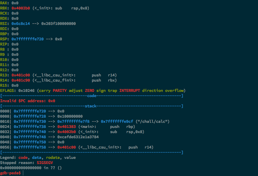 BostonKeyParty CTF - SimpleCalc | Rik